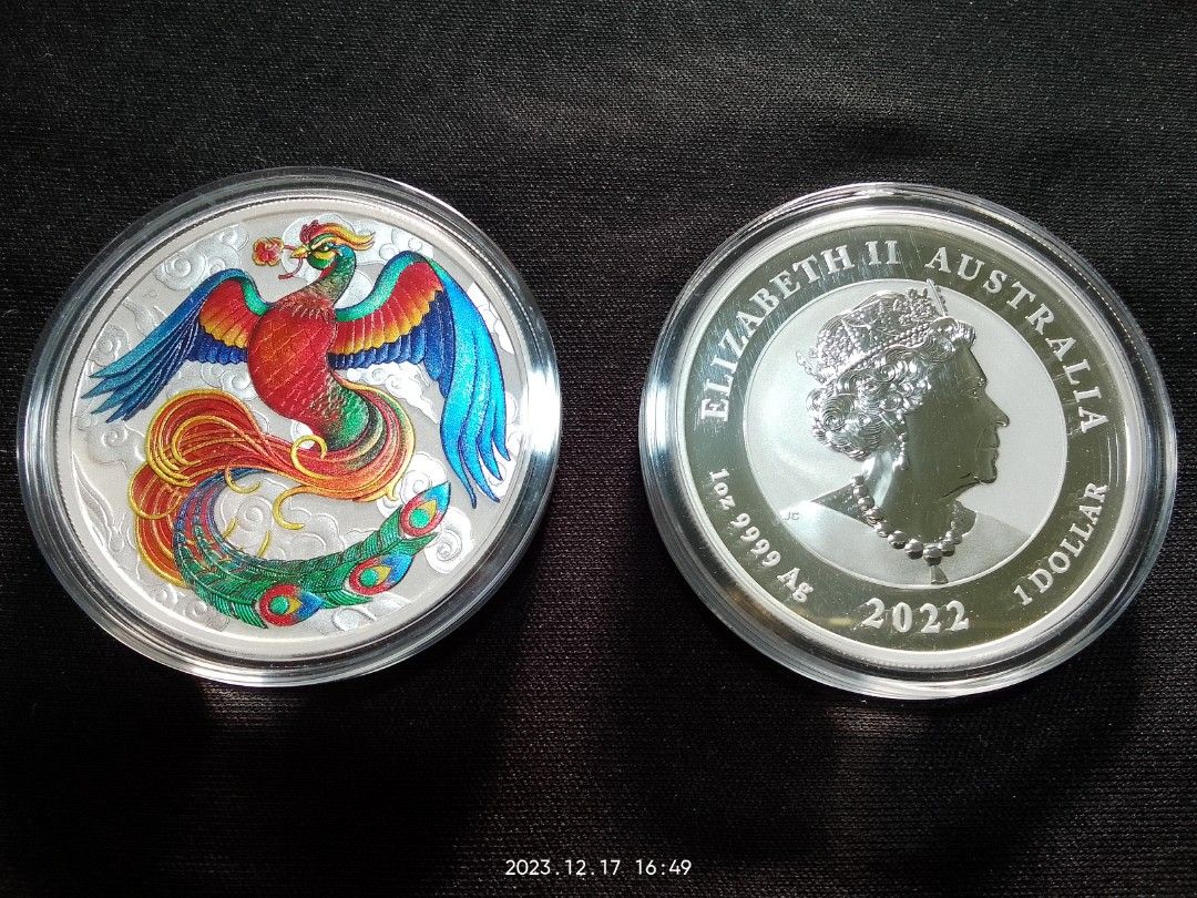 2022 Australian Phoenix Colorized 1 oz Silver Coins, Hobbies & Toys ...