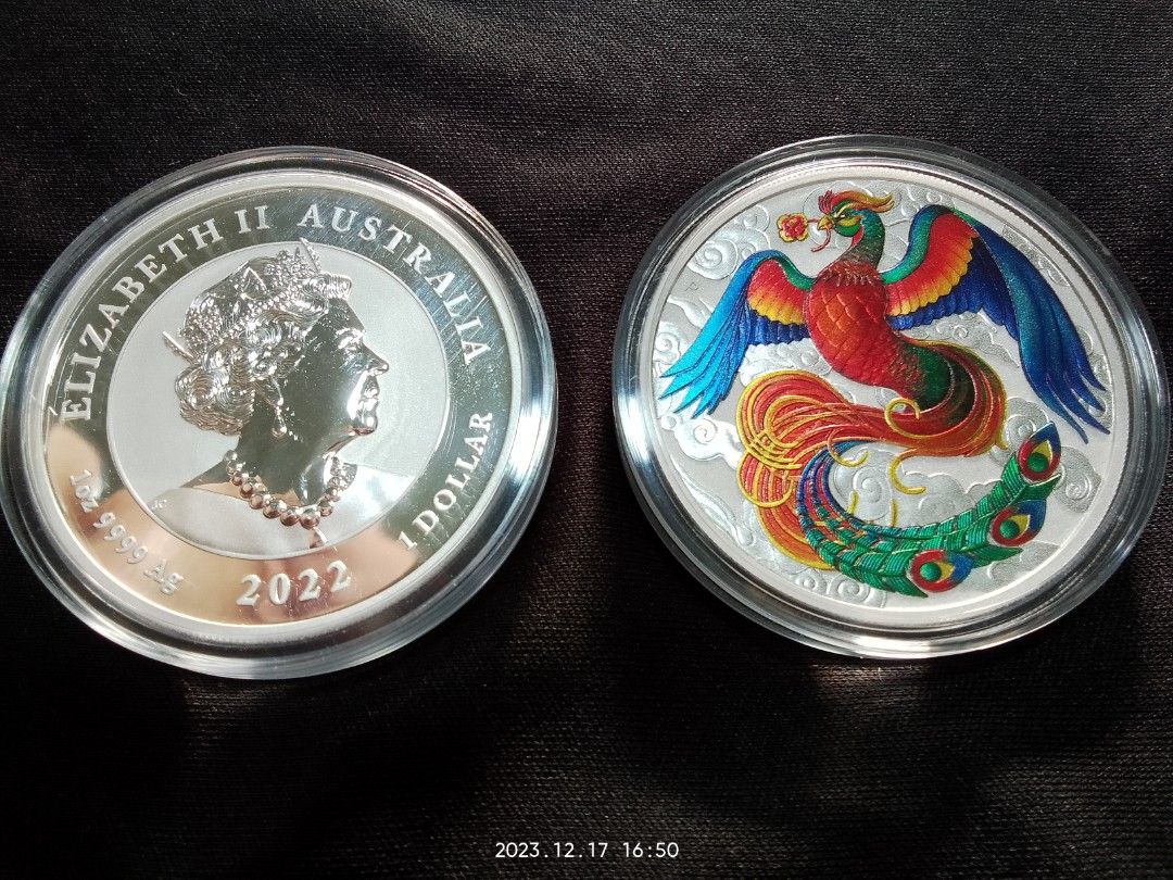 2022 Australian Phoenix Colorized 1 oz Silver Coins, Hobbies & Toys ...