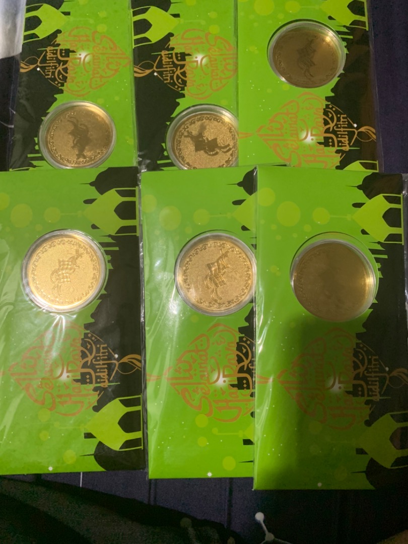 2024 Muslim Gold Coin Green Envelope Muslimah Ramadan Gift Doorgift ...