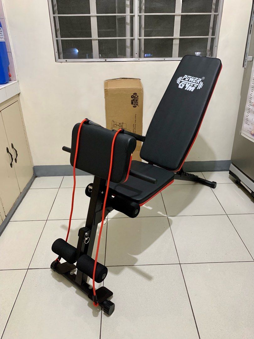 4in1 Dumbbell Bench Press Foldable Crunches and Adjustable ...