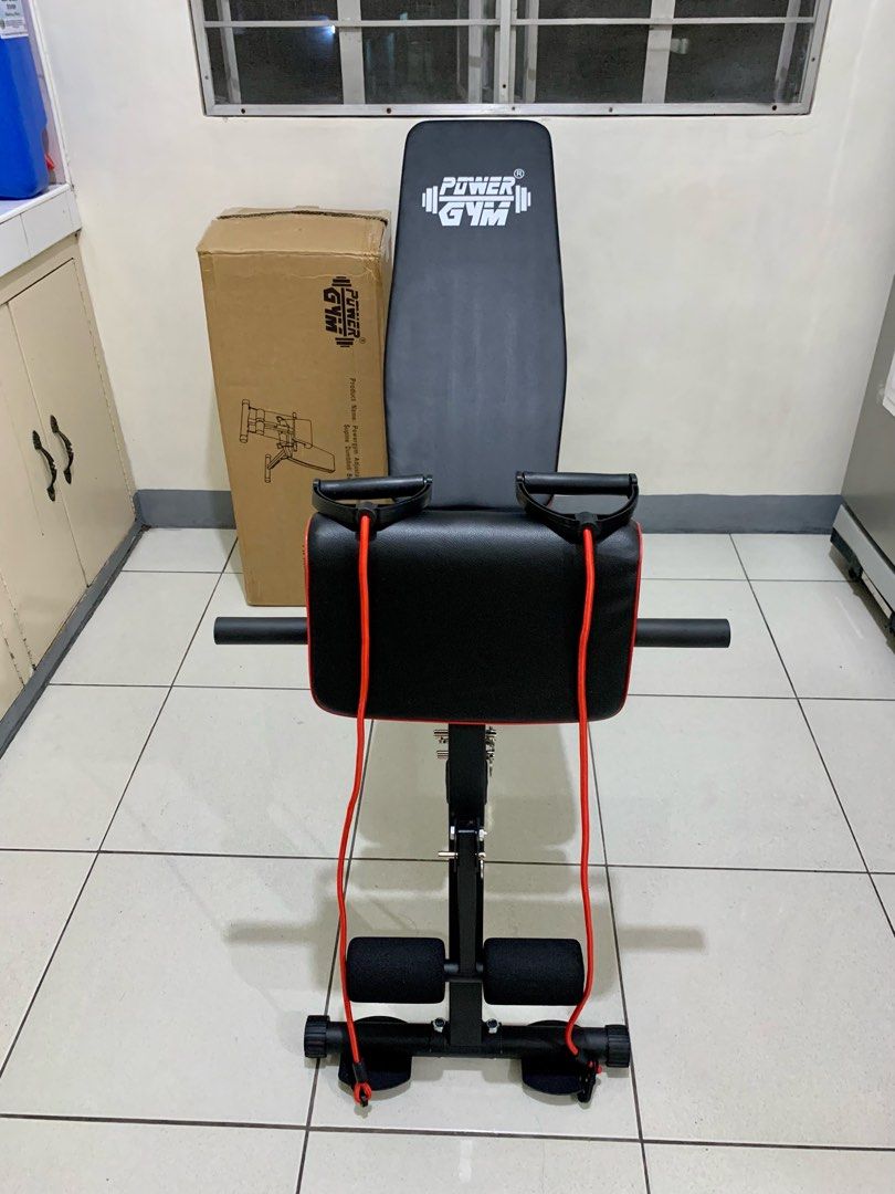 4in1 Dumbbell Bench Press Foldable Crunches and Adjustable ...