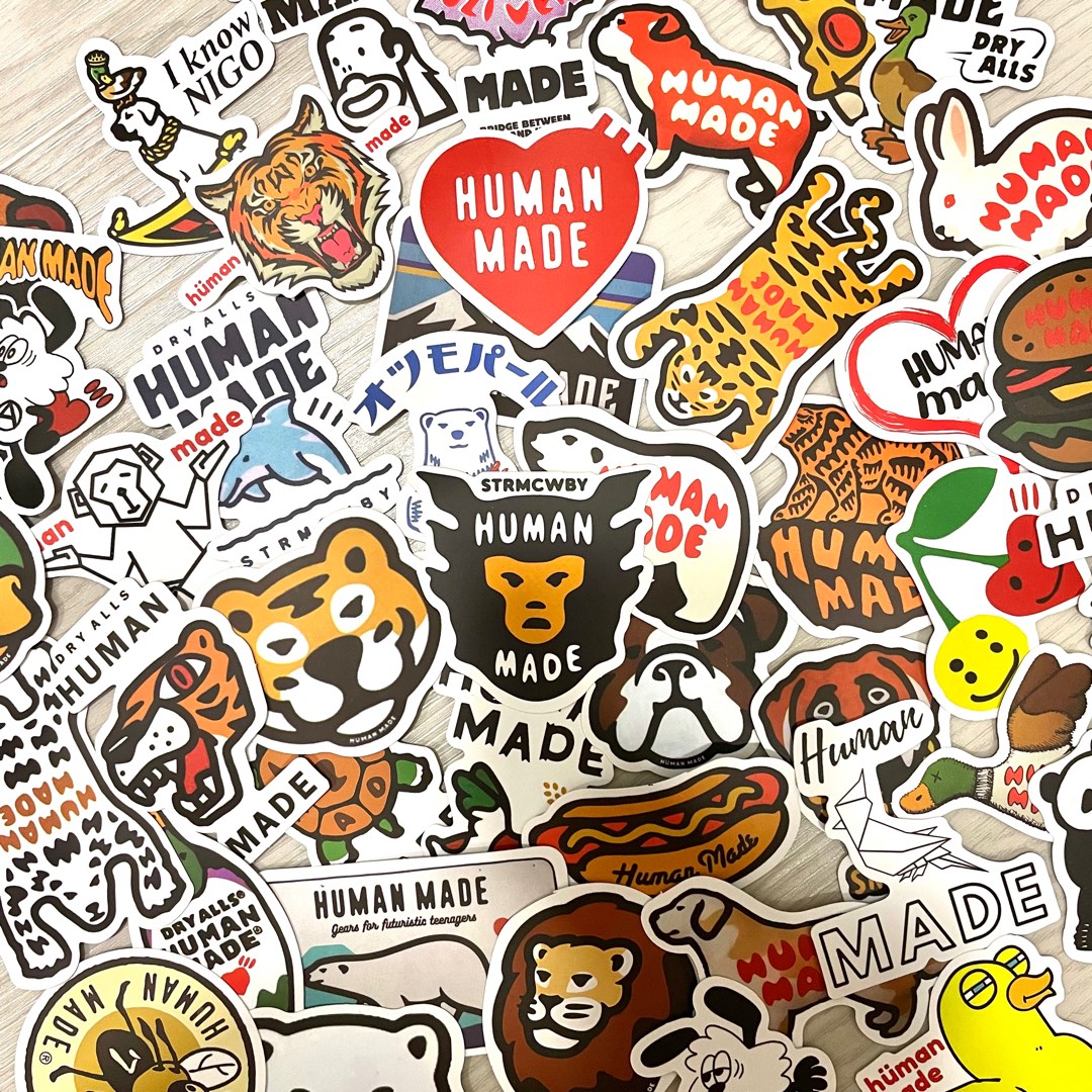 50pcs Human made street wear street art stickers pack, Hobbies & Toys ...