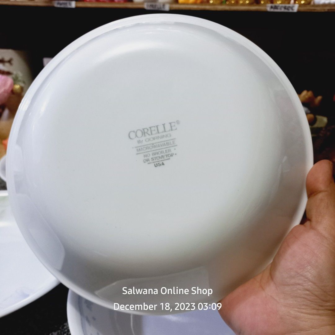 8.7" CORELLE BY CORNING USA MICROWAVABLE DEEP PLATES • SOLD PIECE ...