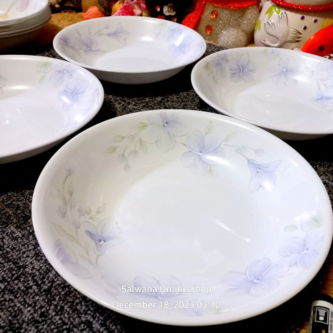 8.7" CORELLE BY CORNING USA MICROWAVABLE DEEP PLATES • SOLD PIECE ...