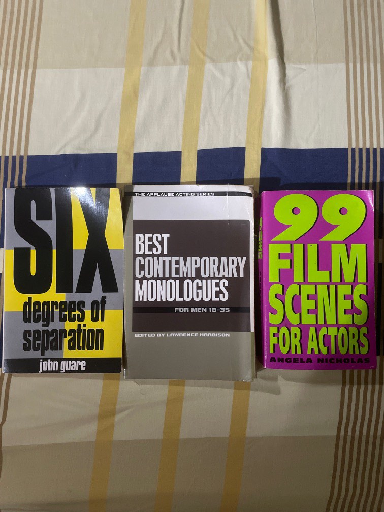 Acting Supplement Books- Film Scenes, Monologues, Hobbies & Toys, Books ...