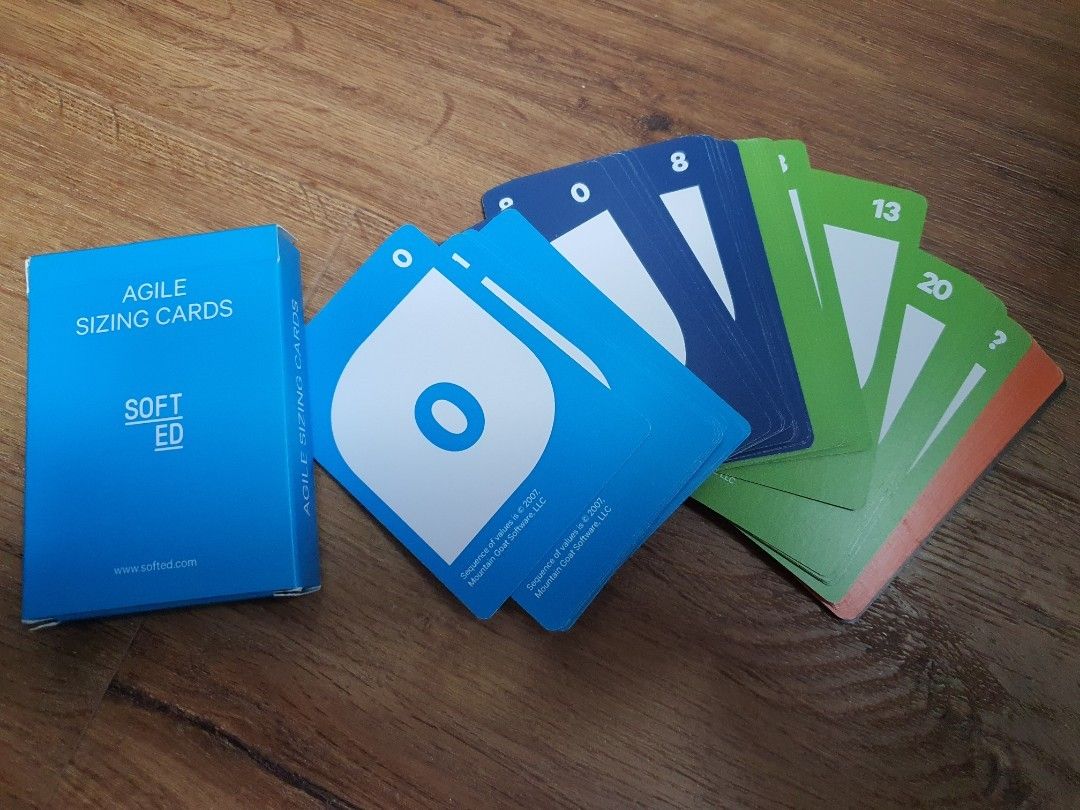 Agile scrum sizing cards, Hobbies & Toys, Stationery & Craft, Other ...