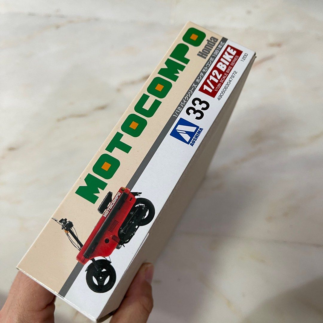 Aoshima 1/12 Honda Motocompo Assembly kit, Hobbies & Toys, Toys & Games ...