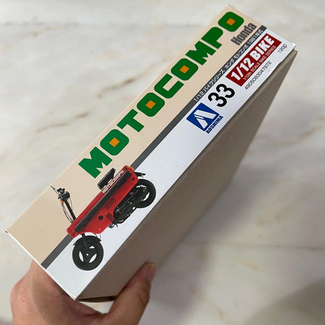 Aoshima 1/12 Honda Motocompo Assembly kit, Hobbies & Toys, Toys & Games ...