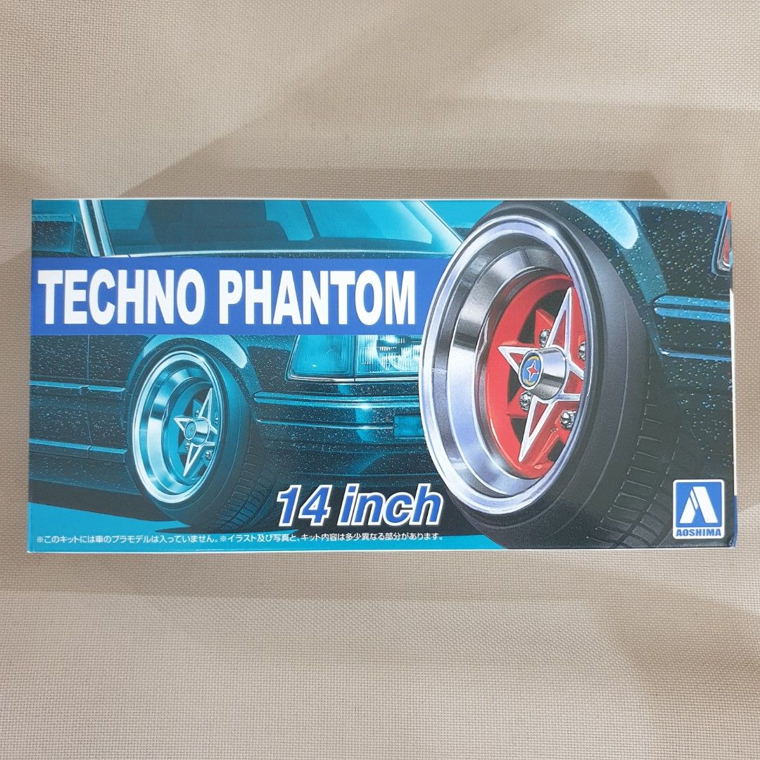 Aoshima 1/24 Techno Phantom 14 inch Sport Rim, Hobbies & Toys, Toys & Games on Carousell