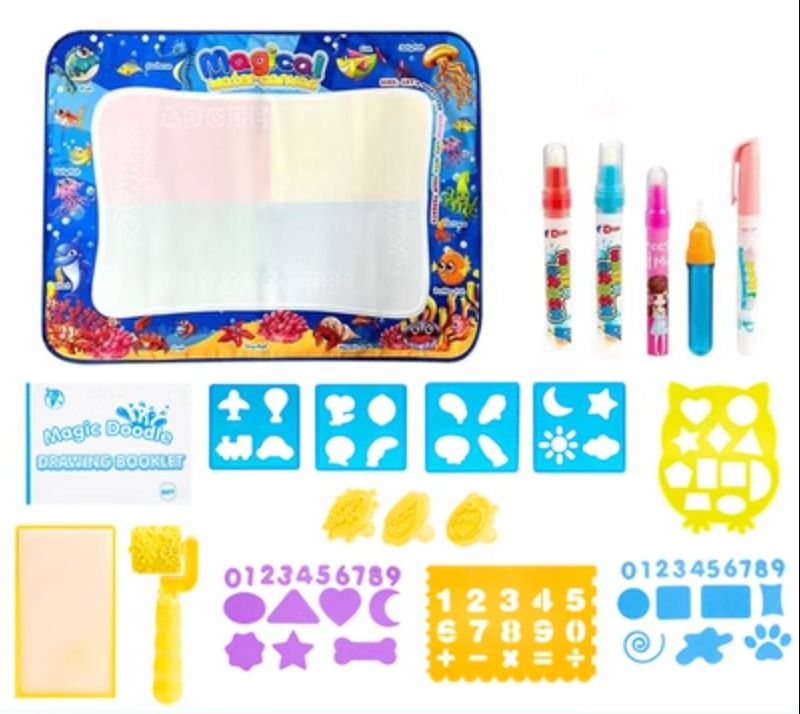 Aqua Magic Water Doodle Coloring Mat XL, Hobbies & Toys, Stationery ...