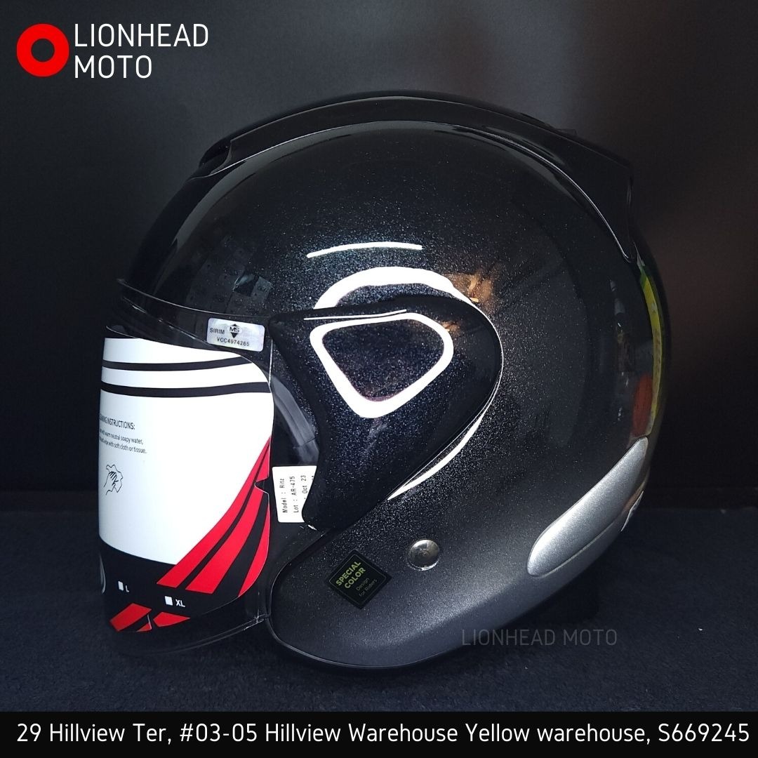 ARC TWO TONE RITZ MOTORCYCLE HELMET FREE DELIVERY, Motorcycles ...