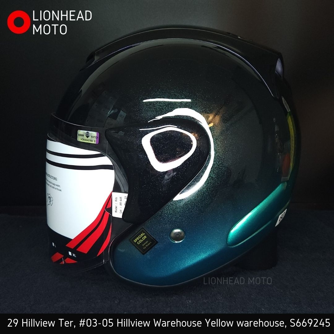 ARC TWO TONE RITZ MOTORCYCLE HELMET FREE DELIVERY, Motorcycles ...