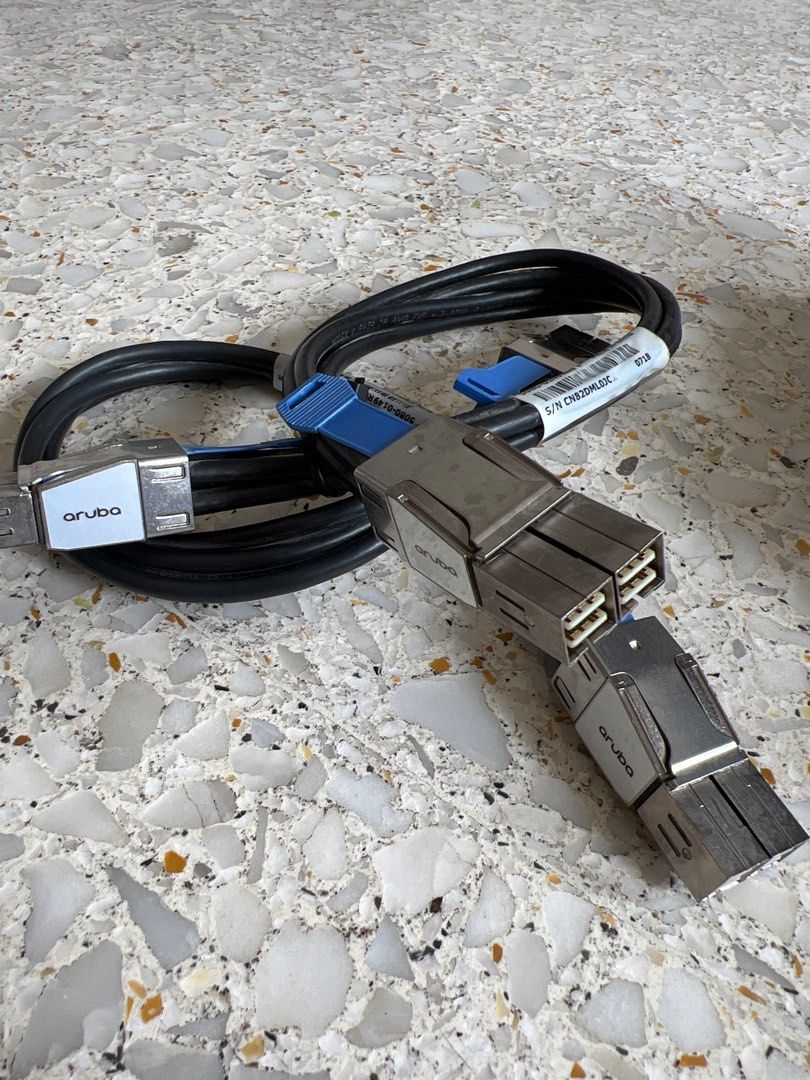 Aruba 3800/3810M stacking cable 0.5m and 1m, Computers & Tech, Parts ...