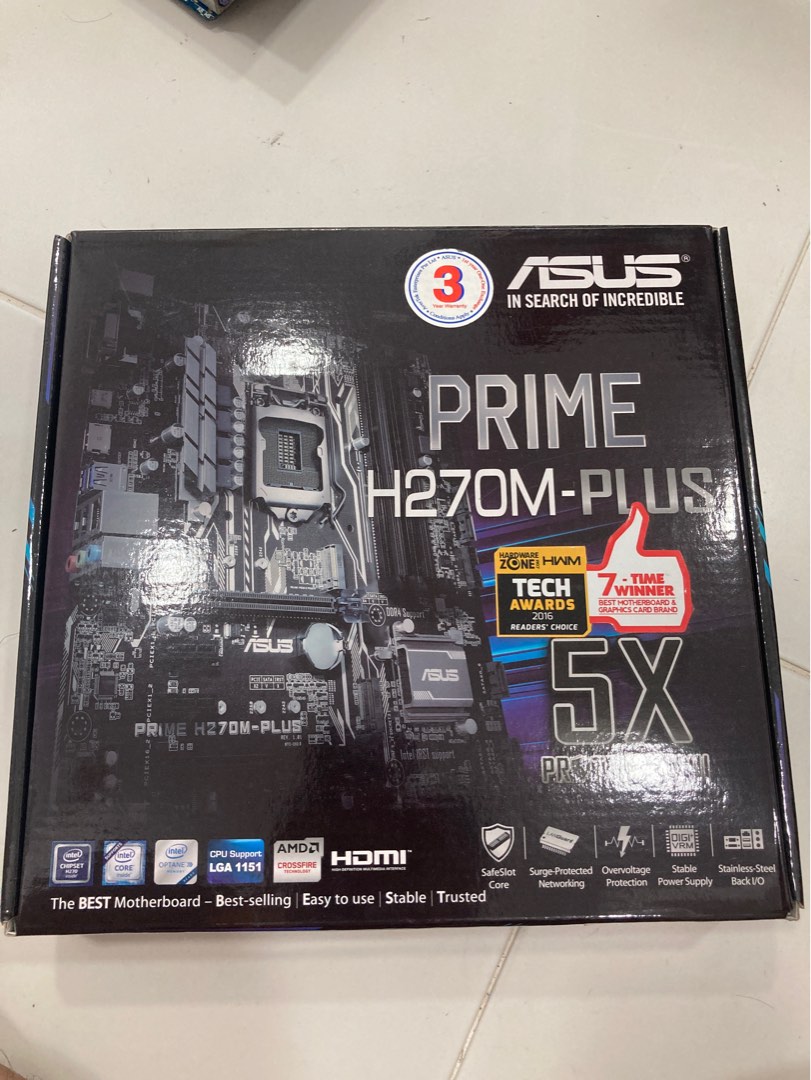 ASUS Prime H270m-Plus, Computers & Tech, Parts & Accessories, Computer ...