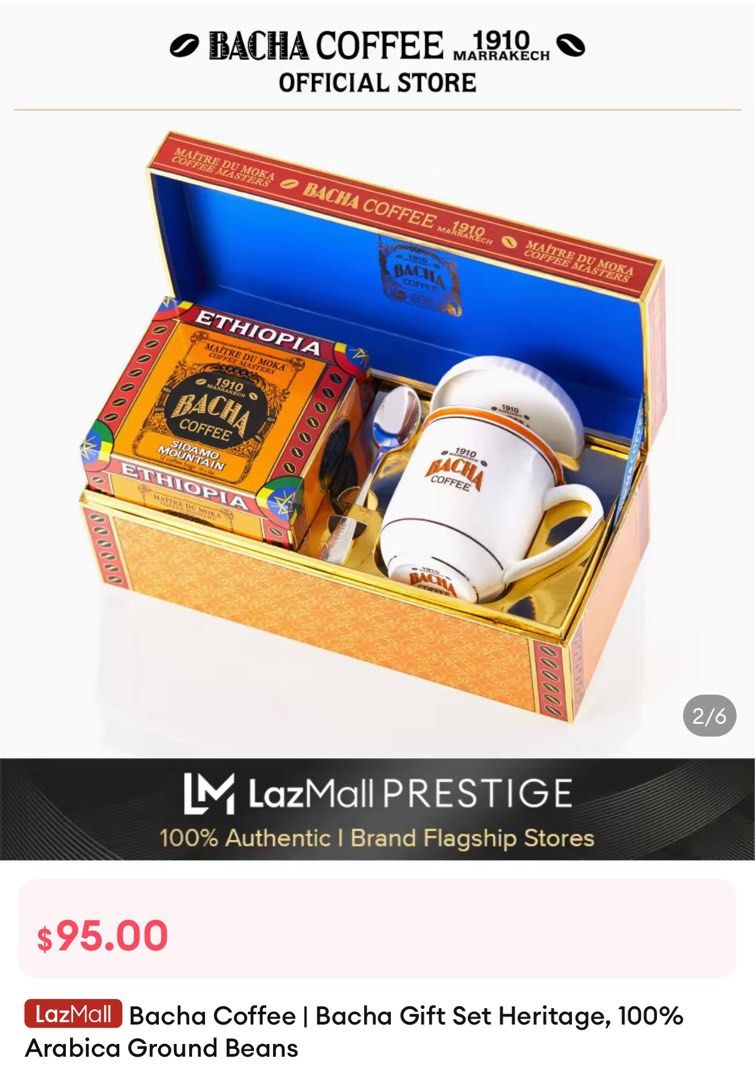 Bacha Coffee | Bacha Gift Set Heritage, Food & Drinks, Gift Baskets ...