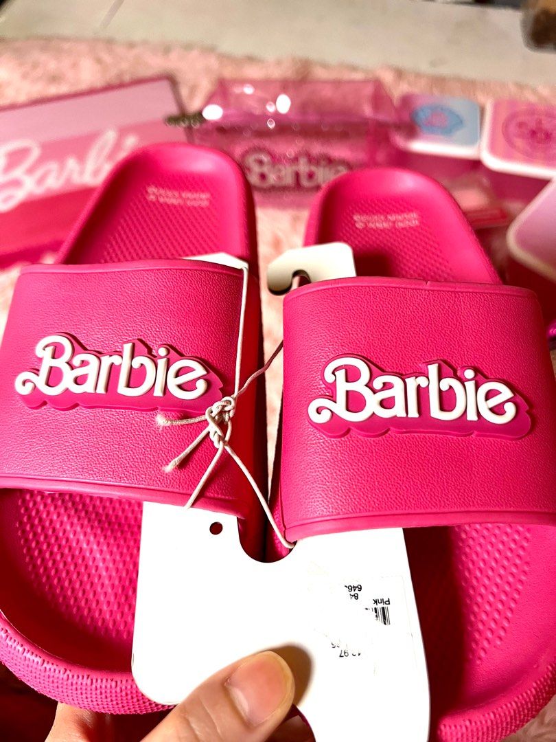 Barbie x Primark Pool Slides Eur 36, Women's Fashion, Footwear ...
