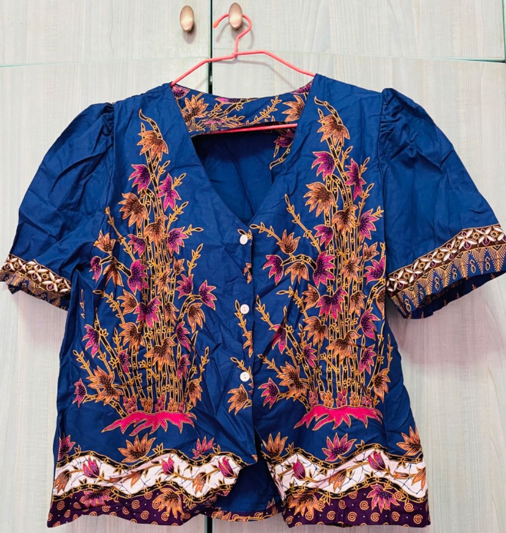 Batik overall and top, Women's Fashion, Dresses & Sets, Traditional ...