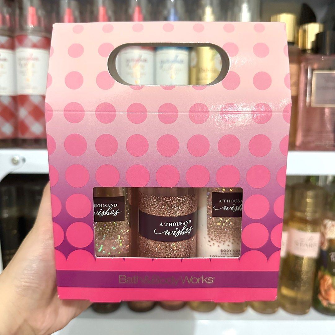 BBW Travel Size Gift Set A Thousand Wishes, Beauty & Personal Care ...