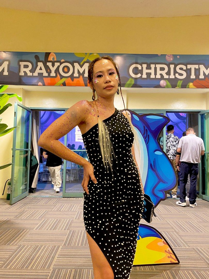 BELLA BARNETT Lydia One Shoulder Bandage Dress, Women's Fashion ...