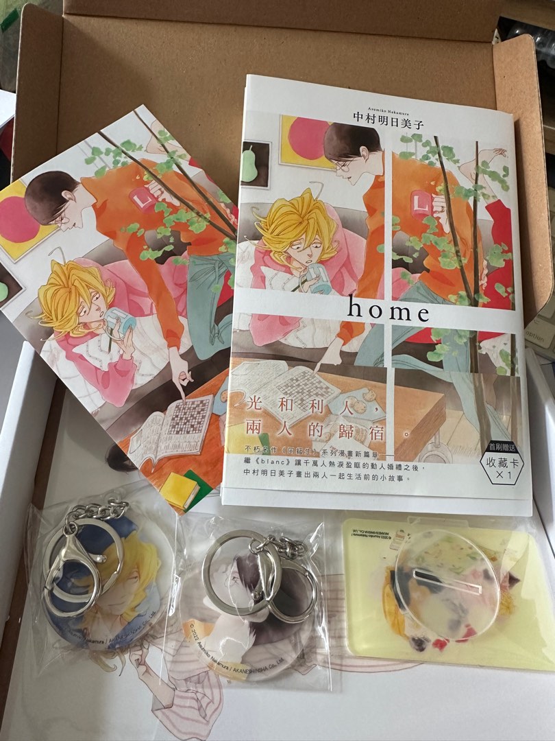 BL 中村明日美子 home 特裝版, 興趣及遊戲, 書本 & 文具, 漫畫 - Carousell