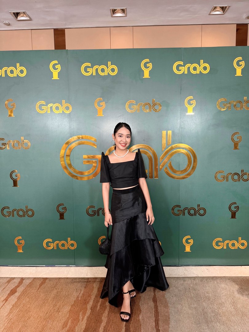 Black Filipiniana Top and Kultura Skirt, Women's Fashion, Dresses ...