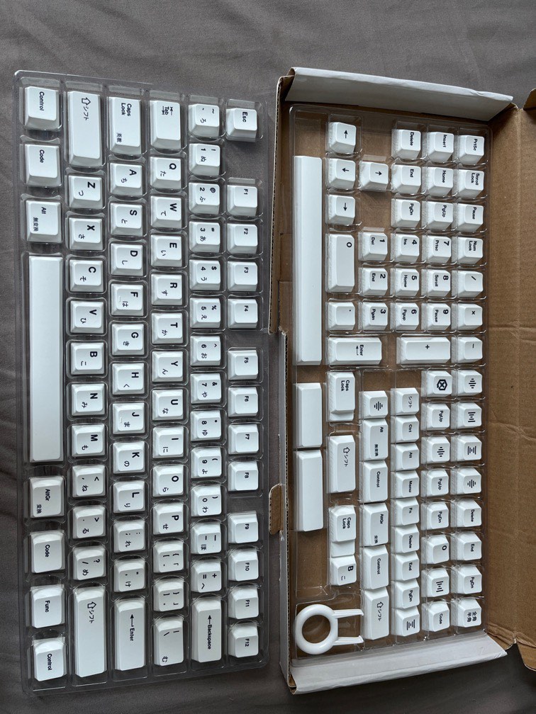 Black on white Keycaps, Computers & Tech, Parts & Accessories, Computer ...