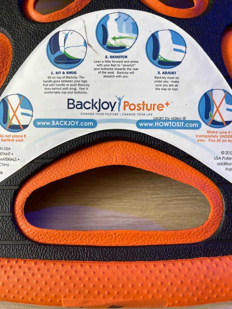 Brand new - BackJoy Posture seat, Health & Nutrition, Braces, Support & Protection on Carousell