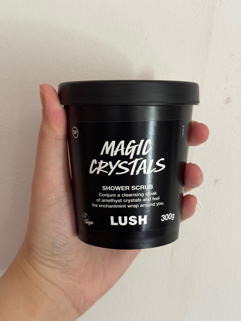BRAND NEW: Lush Magic Crystals Shower Scrub, Beauty & Personal Care ...