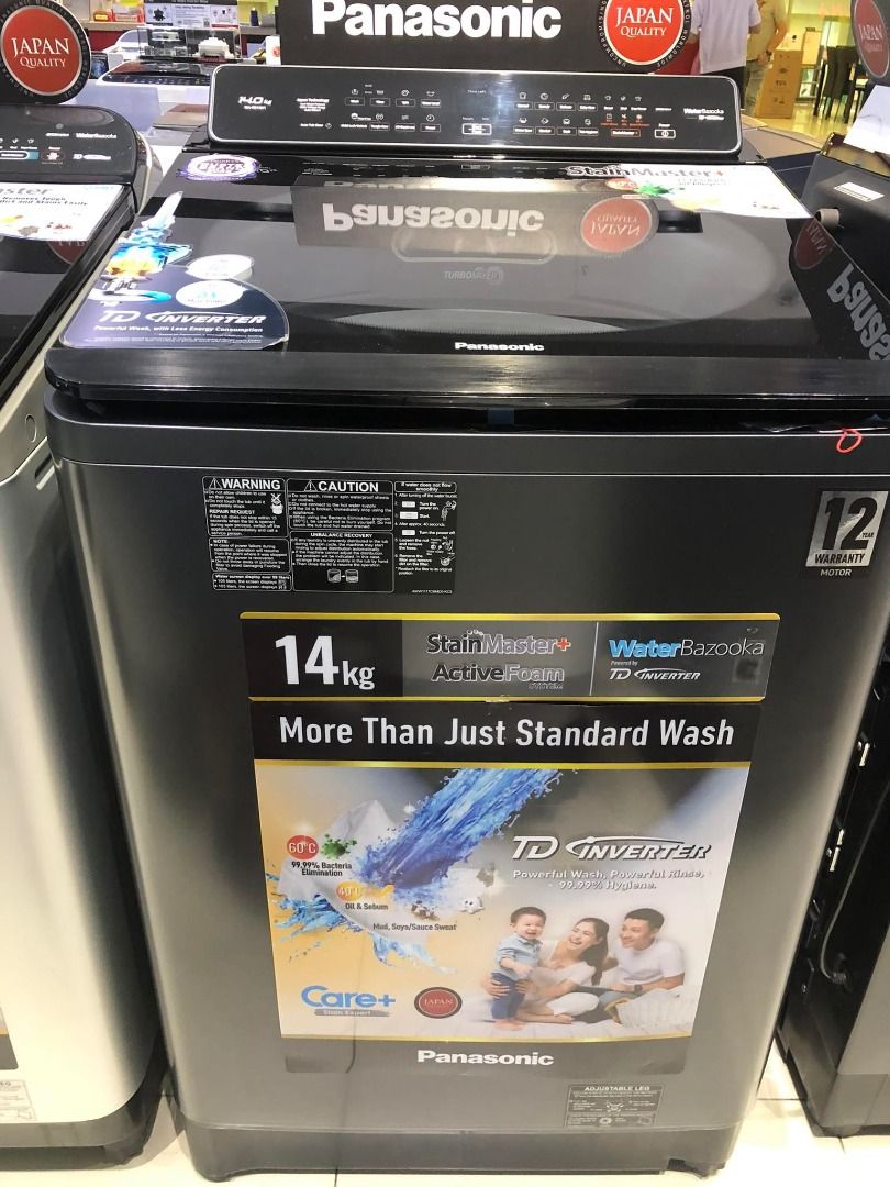 Brand New PANASONIC Top Load Washer, TV & Home Appliances, Washing ...