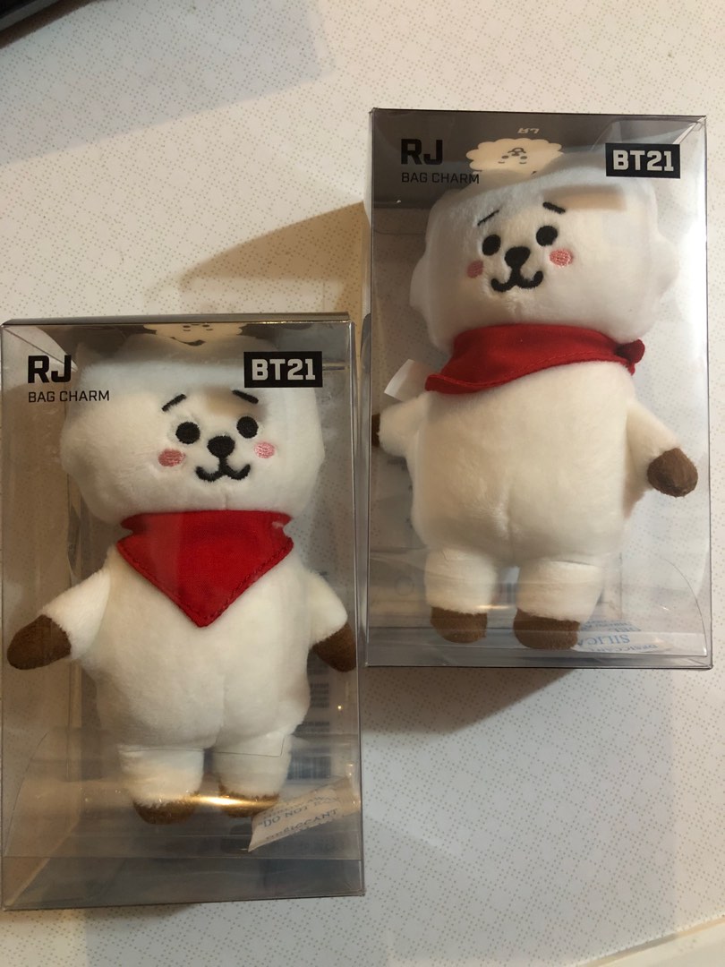 BT21 RJ Bag Charm (12cm), Hobbies & Toys, Memorabilia & Collectibles, K ...