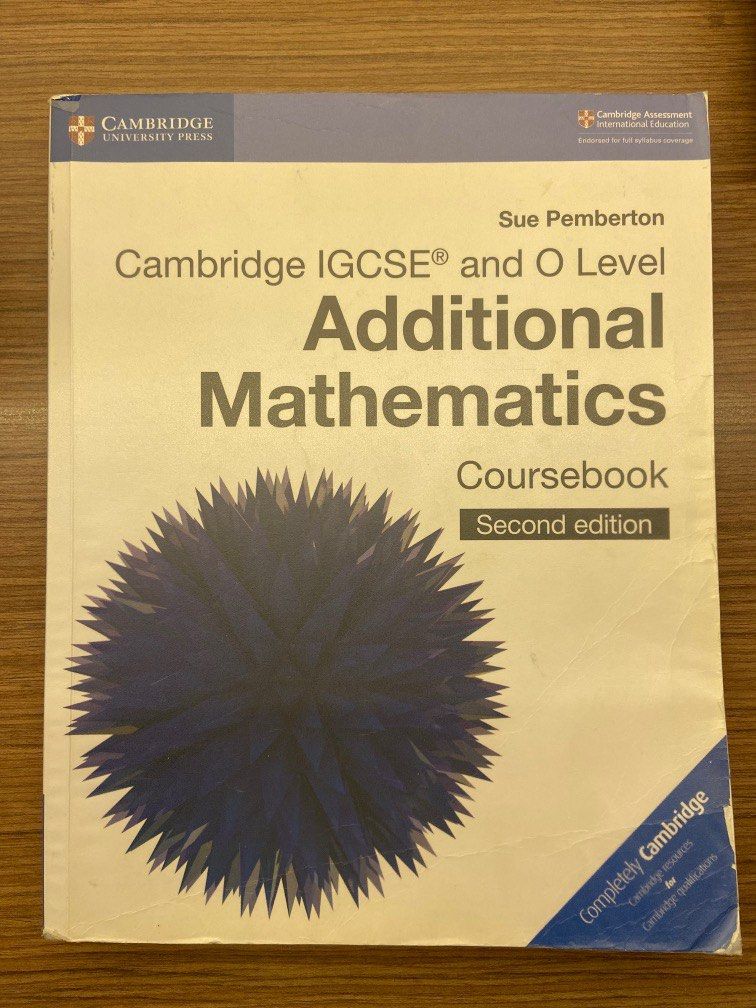 Cambridge Igcse And O Level Additional Mathematics Course Book Second