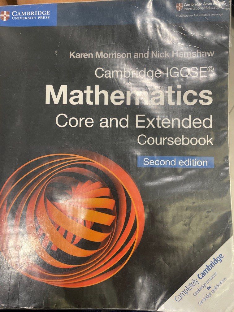 Cambridge IGCSE Mathematics Core and Extended Coursebook Second edition, Hobbies & Toys, Books ...