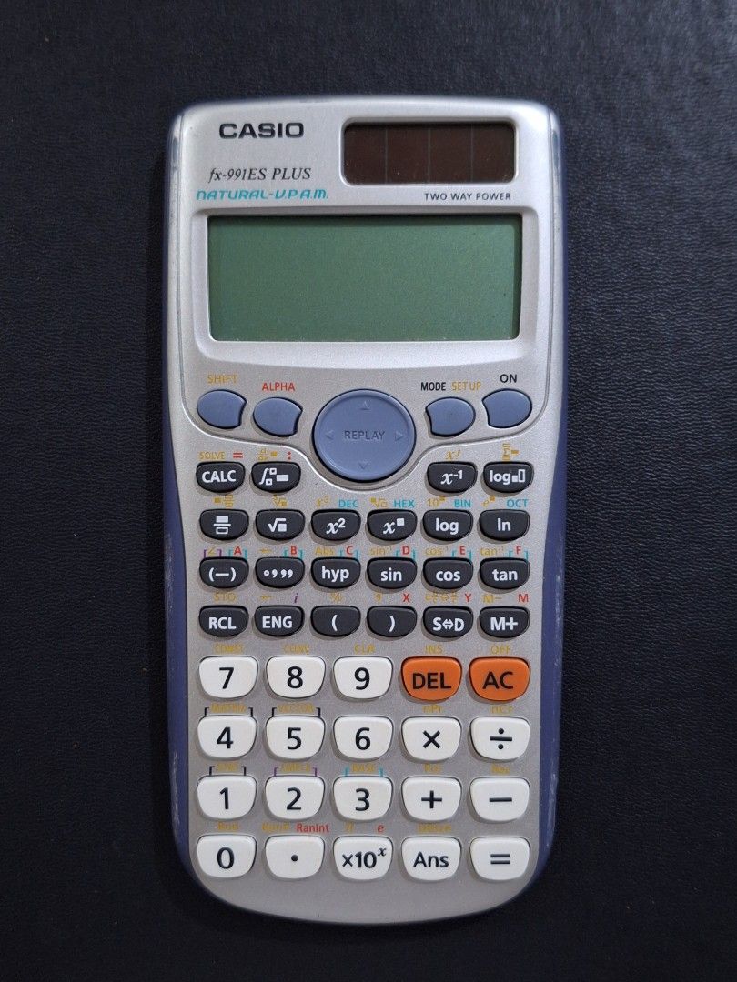 Casio fx-991ES PLUS Two Way Power, Computers & Tech, Office & Business ...