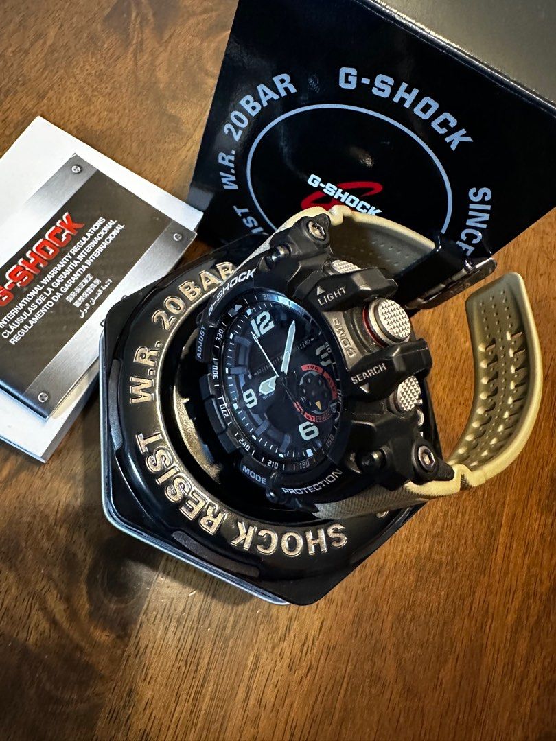 Casio G-Shock (GG-1000-1A5DR) Brown Resin - Mud Master, Men's Fashion ...