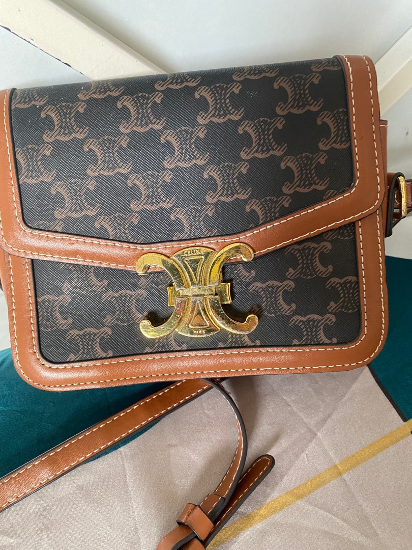 Celine sling leather, Luxury, Bags & Wallets on Carousell