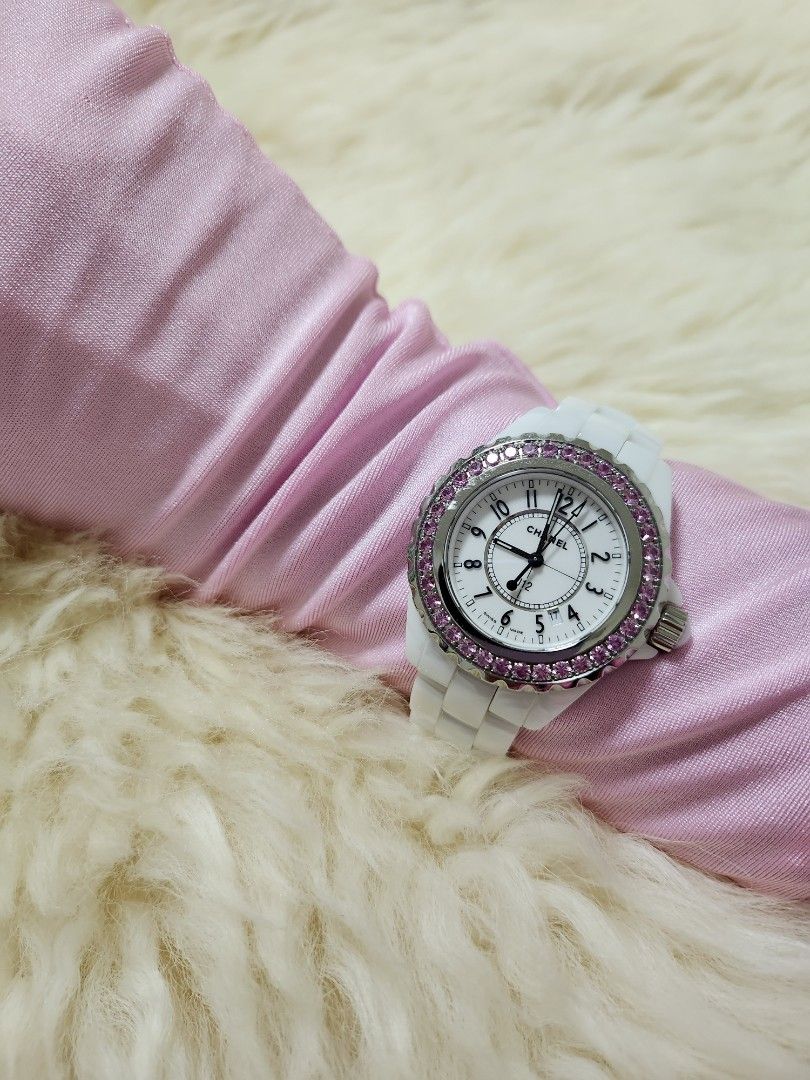 Chanel J12 Pink Saphire Ceramic Watch - Authentic, Luxury, Watches on ...
