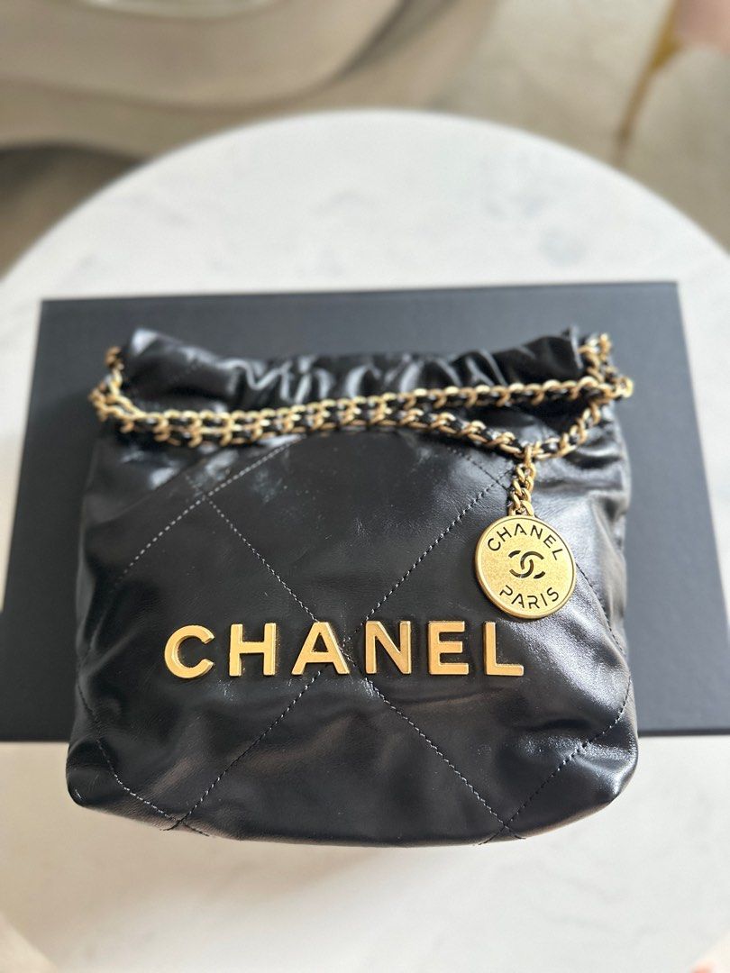 Chanel Mini 22, Luxury, Bags & Wallets on Carousell