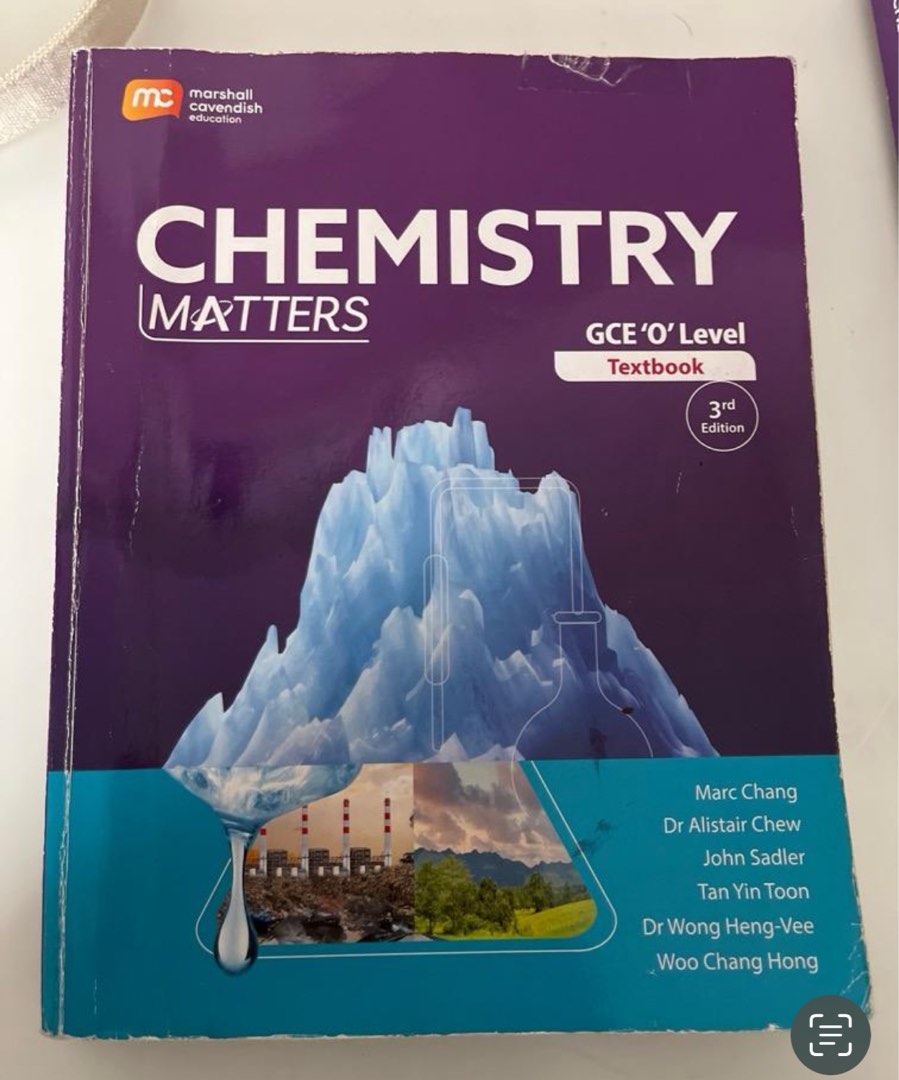 Chemistry Matters for GCE O Level Textbook, Hobbies & Toys, Books ...
