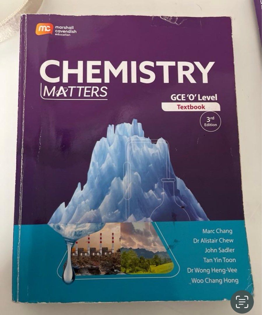 Chemistry Matters for GCE O Level Textbook, Hobbies & Toys, Books ...