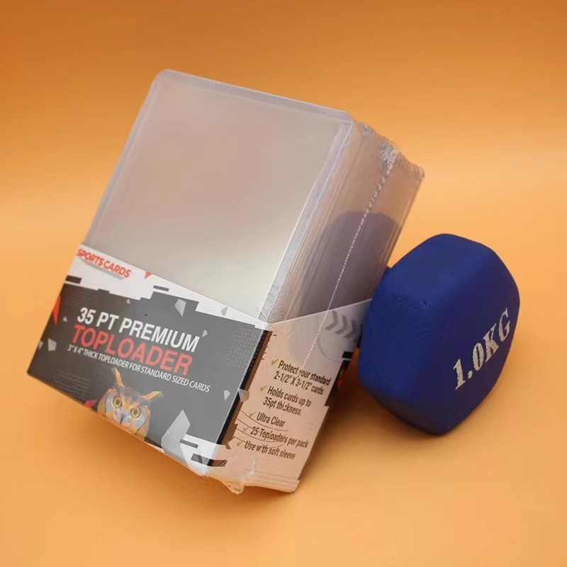 Clear TopLoader with Film (35pt) Top loader TCG Card Box sleeve MTG ...