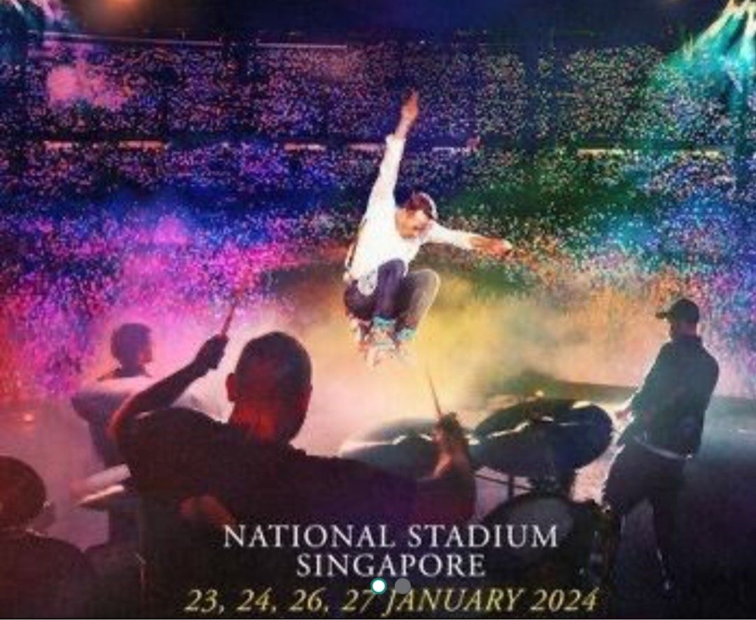 Coldplay Standing Ticket - 24 Jan, Tickets & Vouchers, Vouchers on ...