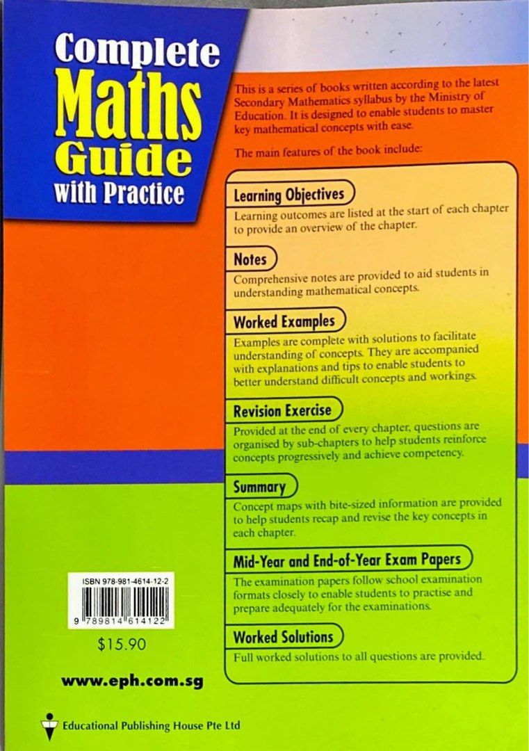 Complete maths guide with practice sec 2 express and above, Hobbies ...