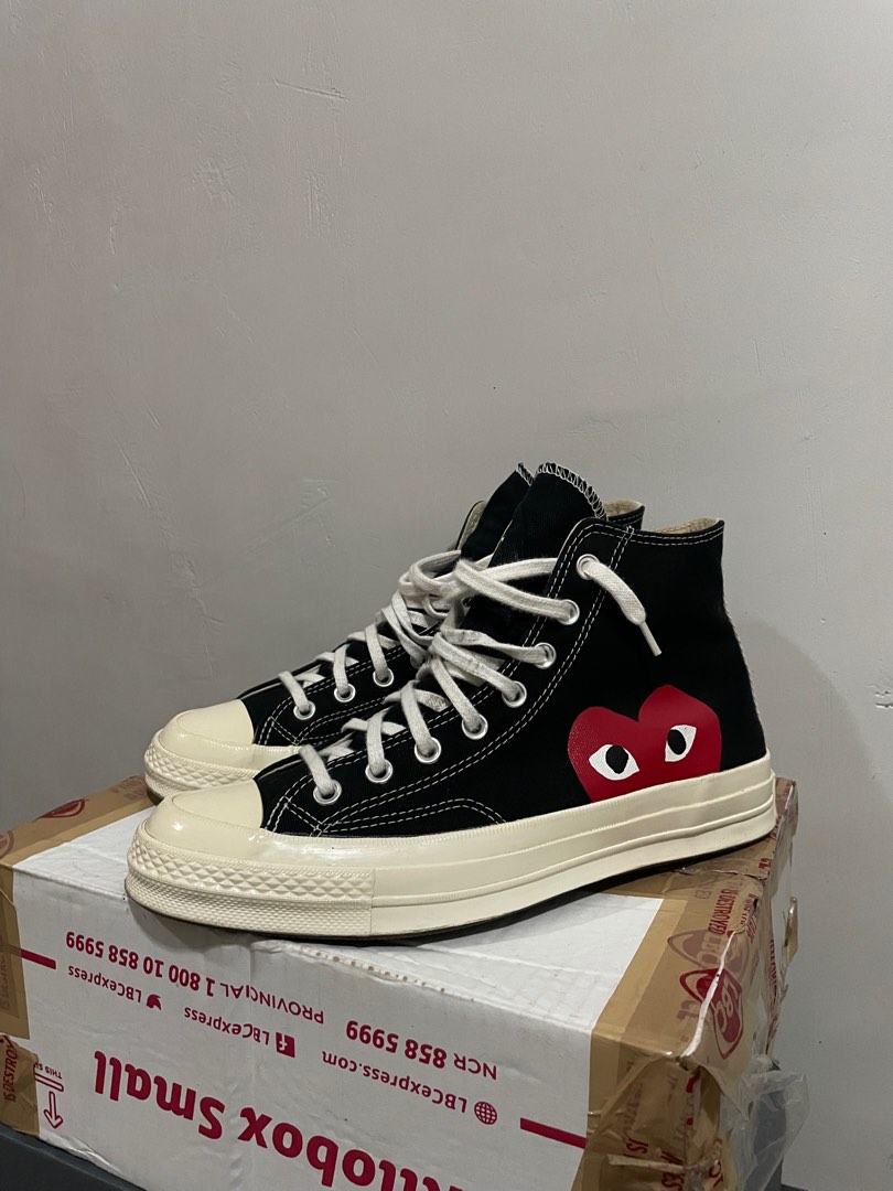 Converse cdg high, Men's Fashion, Footwear, Sneakers on Carousell