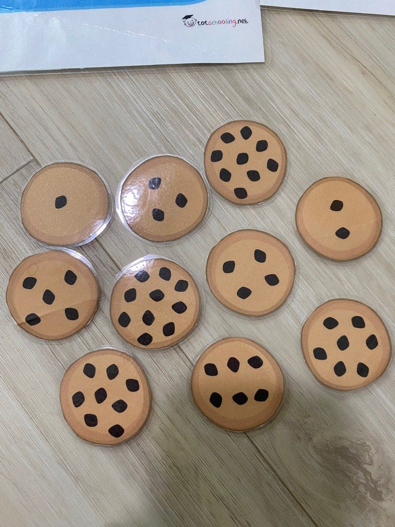 Cookies Number Matching, Hobbies & Toys, Books & Magazines, Children's ...
