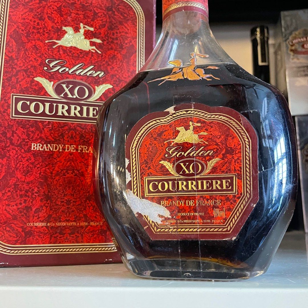 Courriere XO golden cognac brandy w box 700ml, Food & Drinks, Alcoholic ...