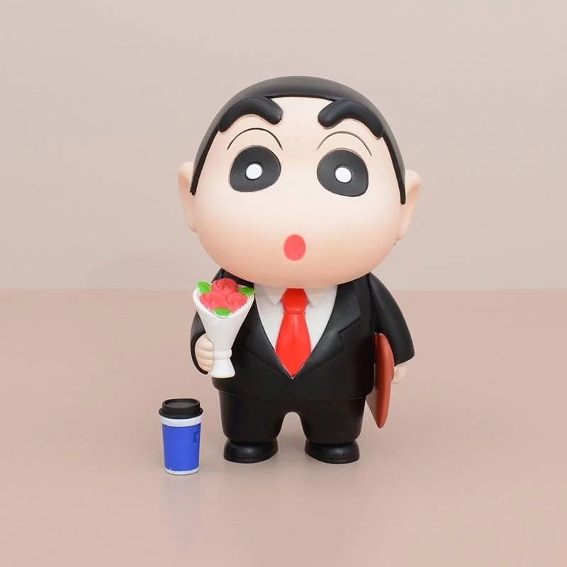 CRAYON SHIN CHAN FIGURE OFFICE WORKER, Hobbies & Toys, Collectibles ...