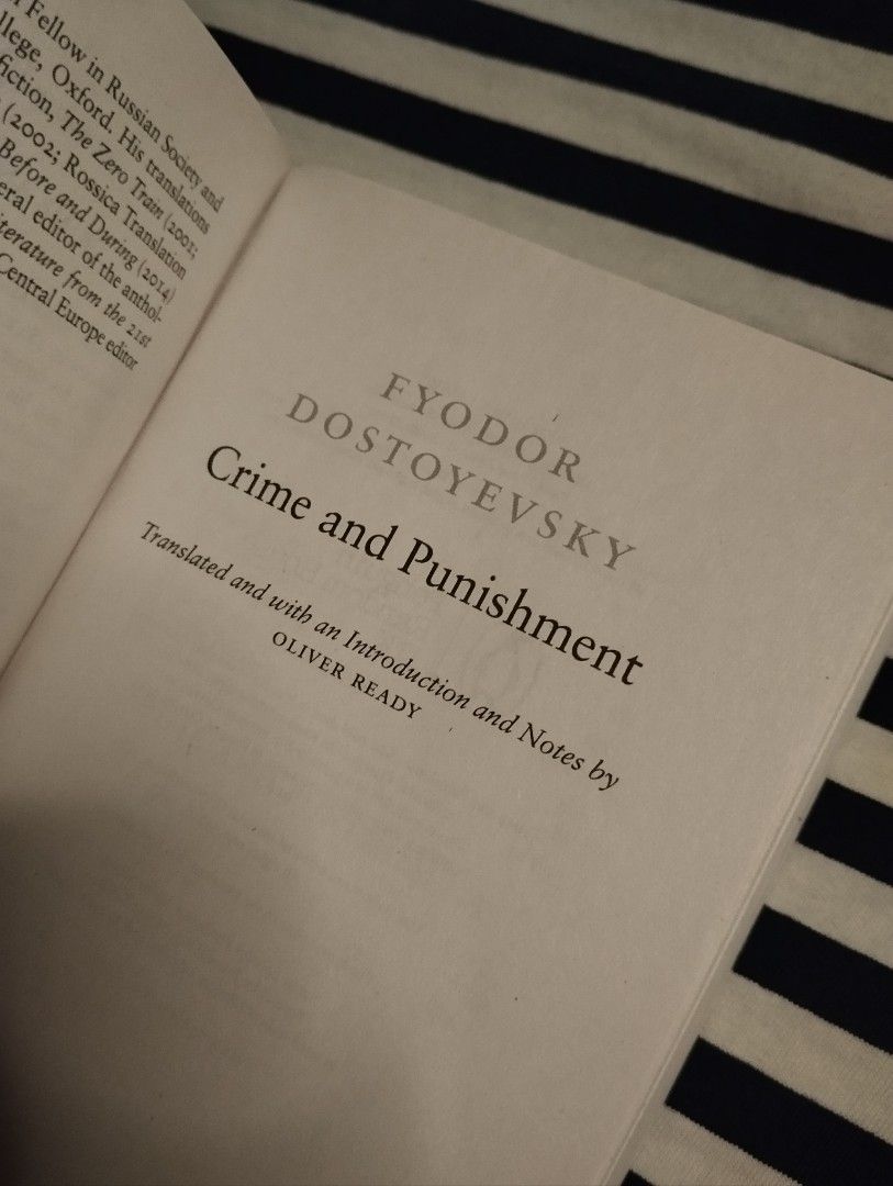 Crime & Punishment by Fyodor Dostoyevsky (MMPB Penguin Translated Texts ...