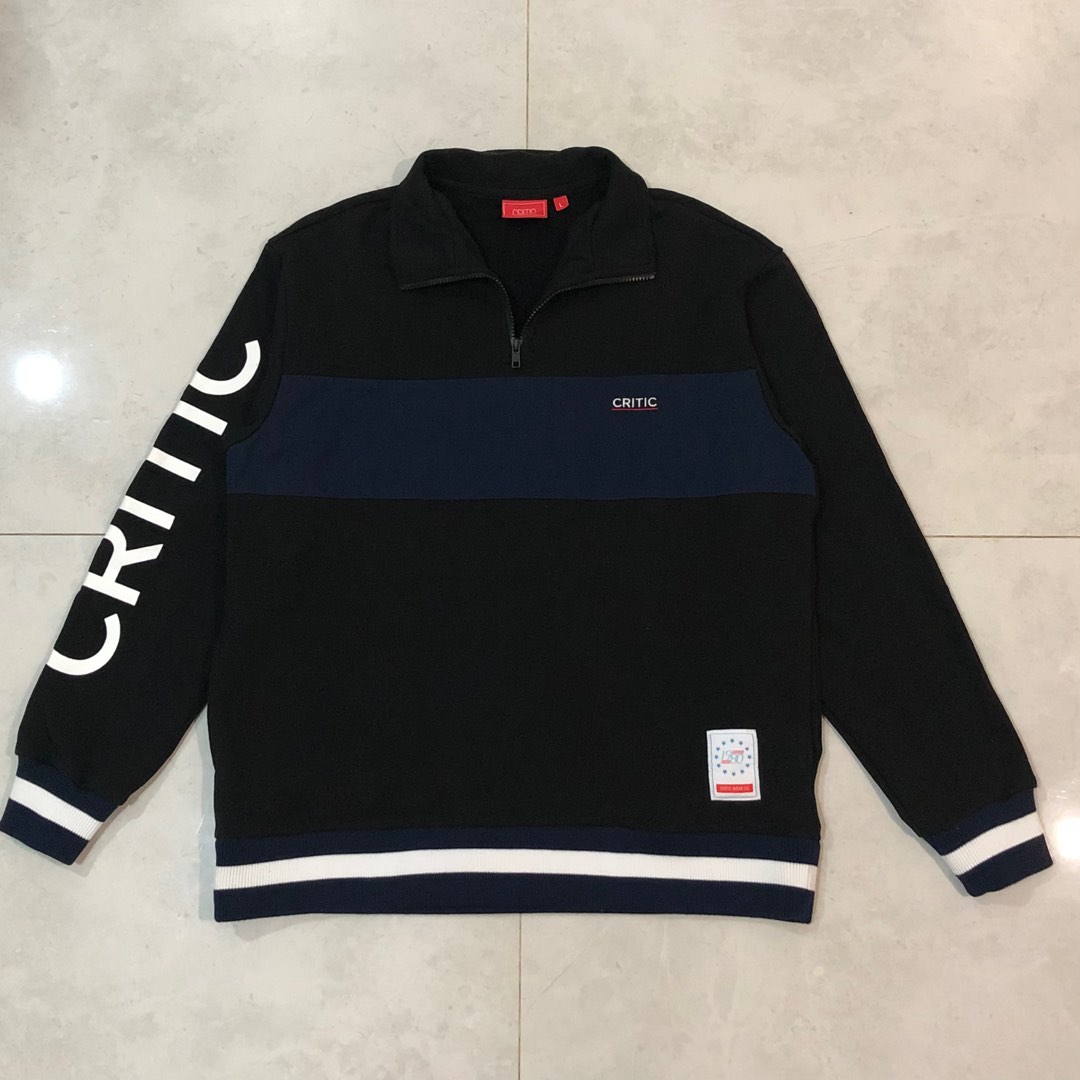 Critic half zip sweater, Men's Fashion, Coats, Jackets and Outerwear on ...