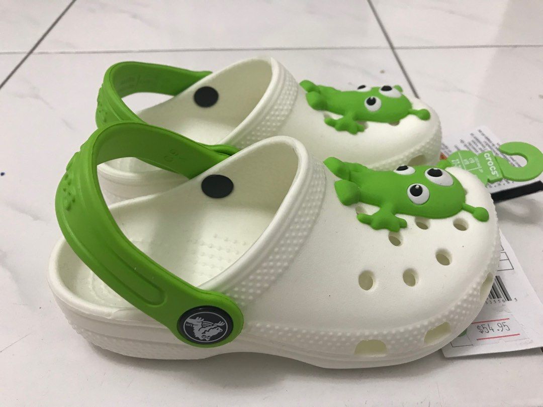 Crocs Classic Glow Alien, Babies & Kids, Babies & Kids Fashion on Carousell