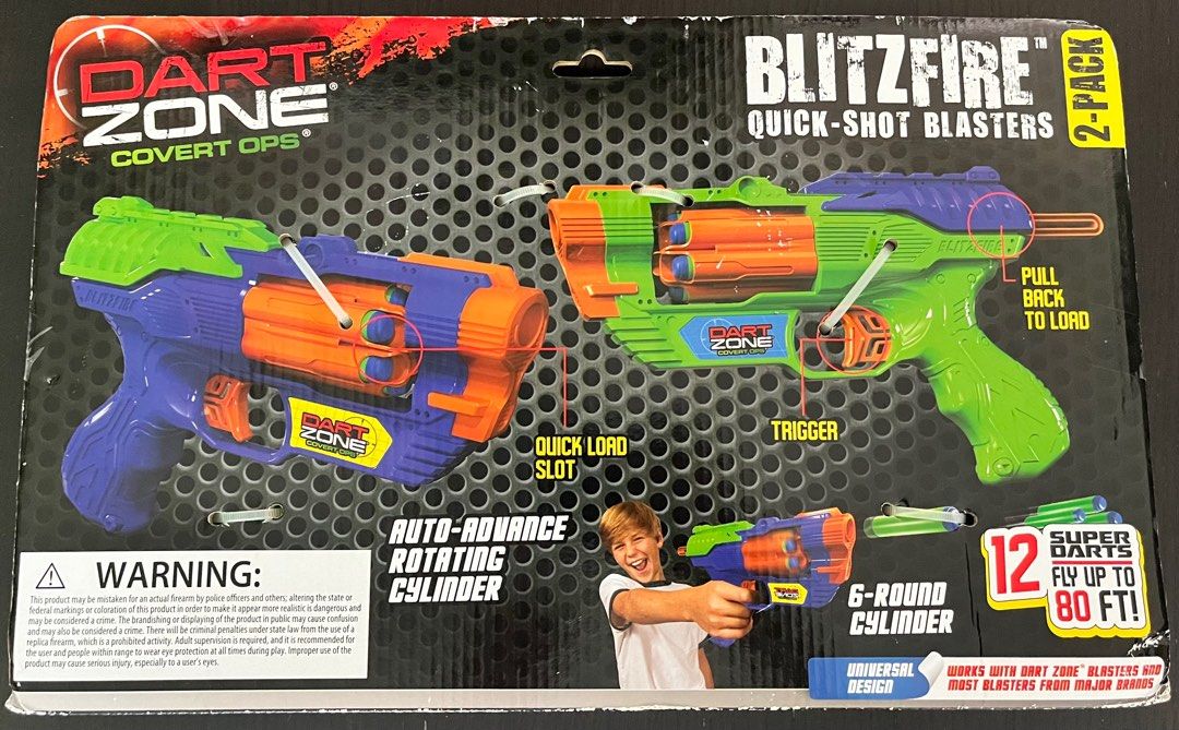 全新 Dart Zone Gun, 興趣及遊戲, 玩具 & 遊戲類 - Carousell